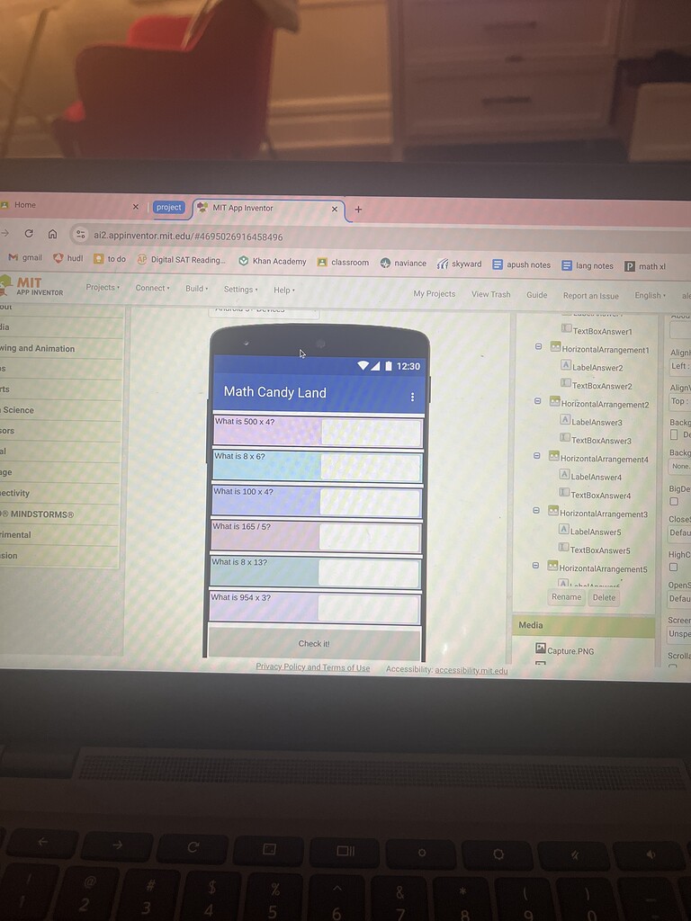 Create Task project for APCSP - MIT App Inventor Help - MIT App ...