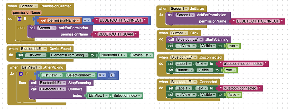 (yet another) BLE connection question - MIT App Inventor Help - MIT App ...