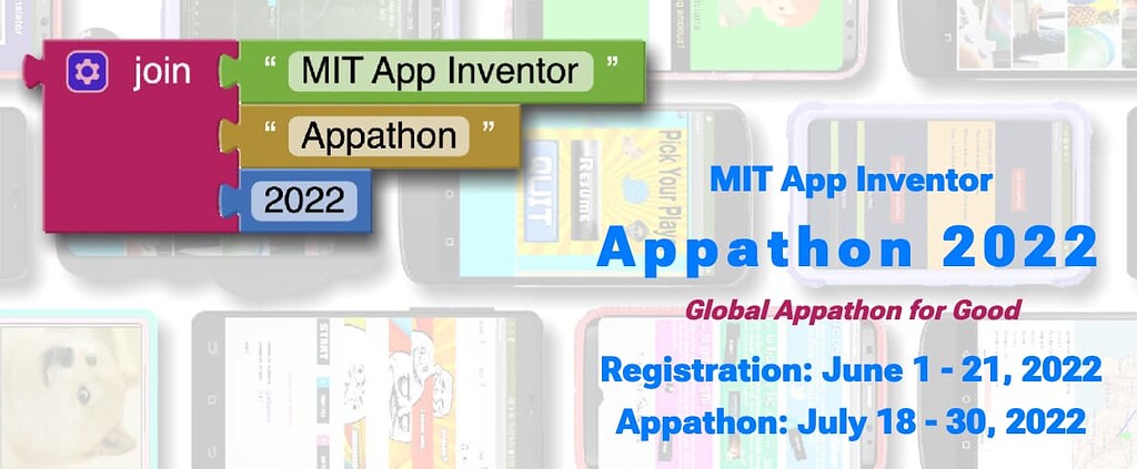 MIT App Inventor Appathon 2022 - General Discussion - MIT App Inventor Community