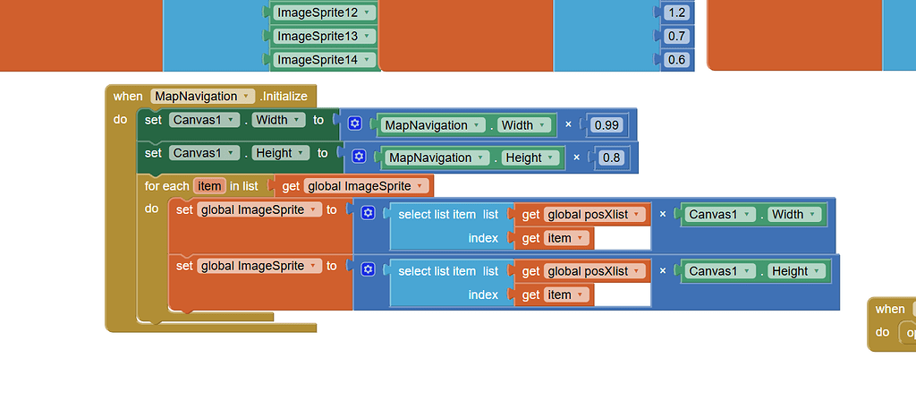 I can't find block code set variable with array and also is my coding correct - MIT App Inventor ...