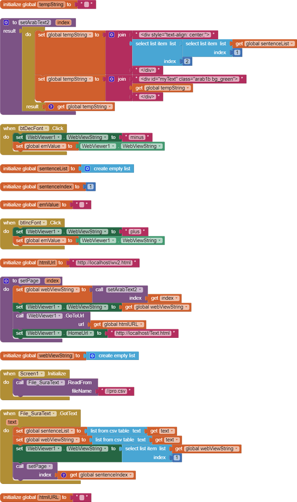 Saving The Font Size By Using HTML MIT App Inventor Help MIT App 