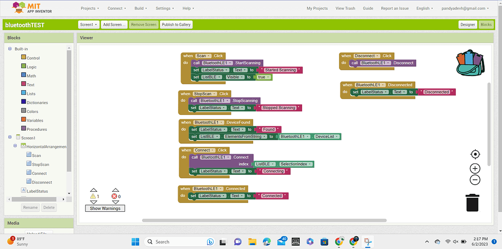 BLE not scanning or showing an devices - MIT App Inventor Help - MIT ...