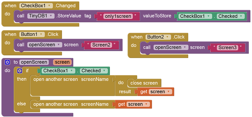 Switch screens correctly - 2 methods - Tutorials and Guides - MIT App Inventor Community