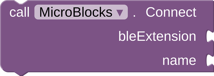 MicroBlocks BLE Extension - Extensions - MIT App Inventor Community