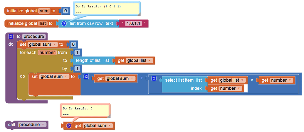 Index of same items in a list - MIT App Inventor Help - MIT App ...