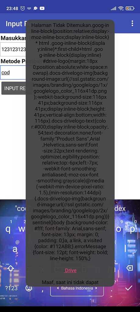 I tried to post a text to google sheet with app script, but it doesnt work - Bugs and Other ...