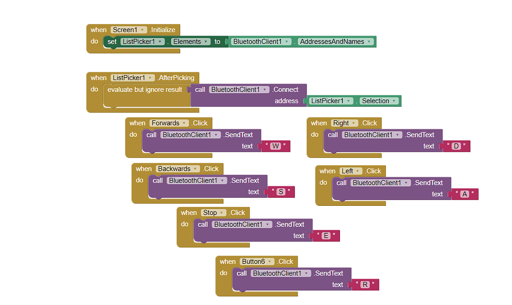 Error 515: Not connected to a Bluetooth device. need help - MIT App Inventor Help - MIT App ...