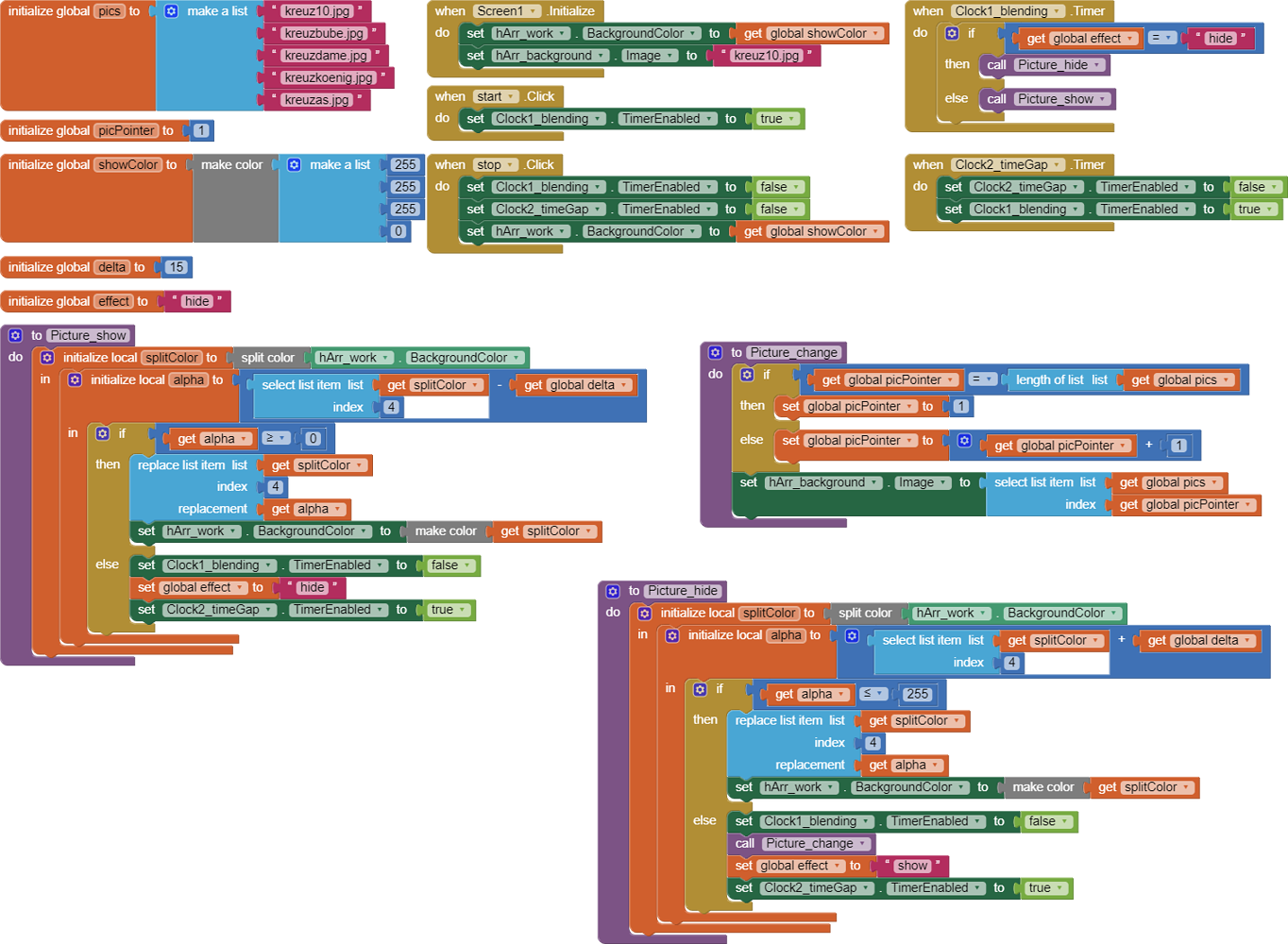 Is there any way to transition between screen backgrounds? - MIT App ...