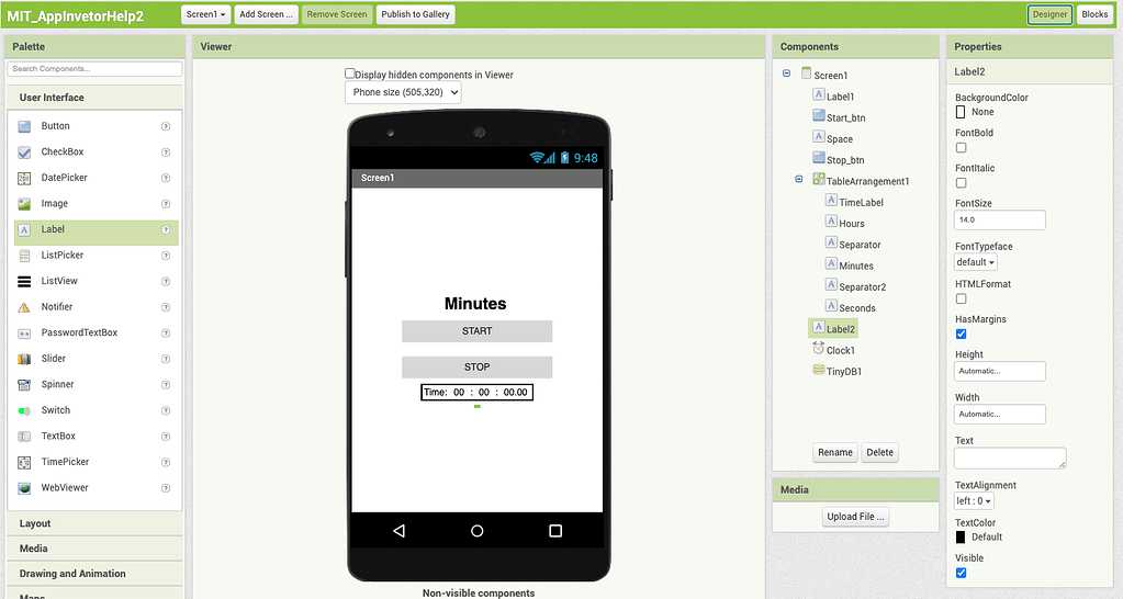 Help Me With Storing Data From A Timer In Tinydb Mit App Inventor Help Mit App Inventor
