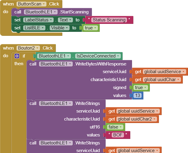 BluetoothLE string management - MIT App Inventor Help - MIT App Inventor Community