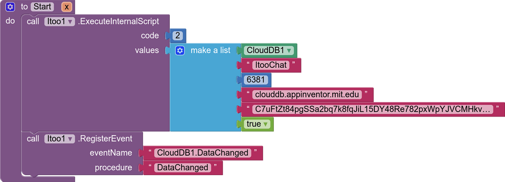 Chat with push notification (CloudDB and Itoo) - Tutorials and Guides - MIT App Inventor Community