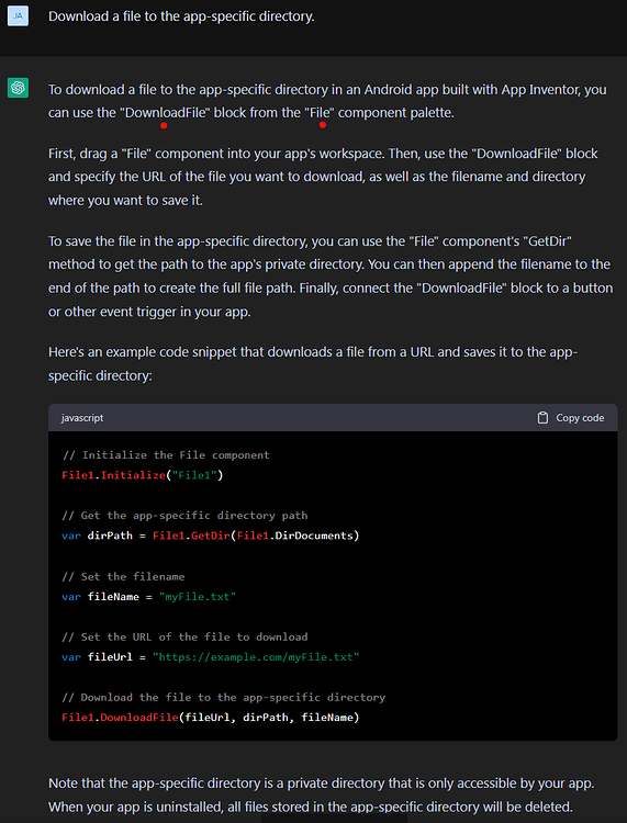 [F/OS] 🧠 Artificial Intelligence and OpenAI! - Extensions - MIT App Inventor Community