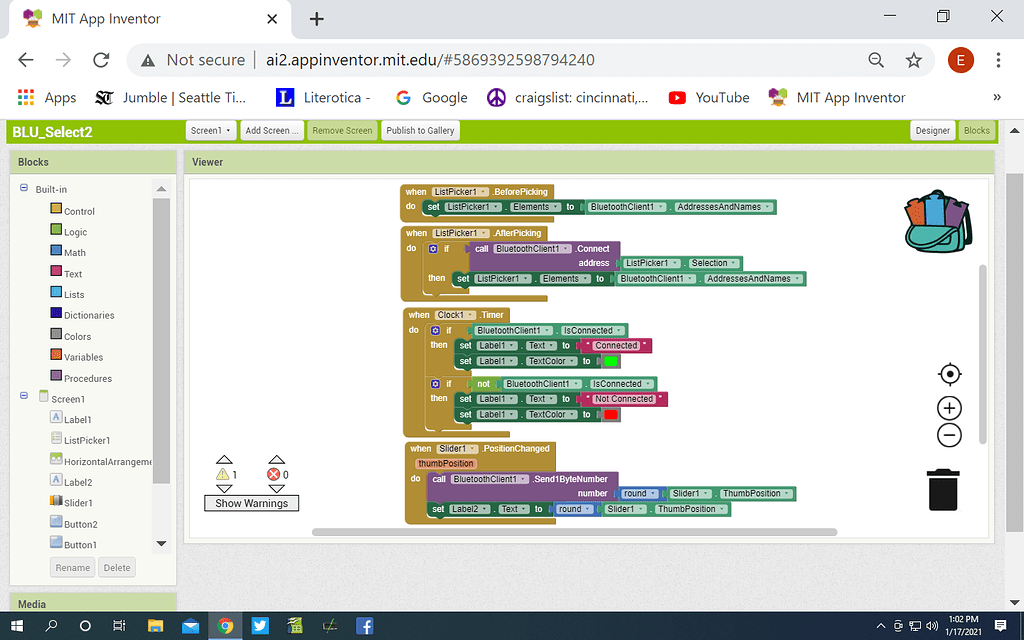 Slider not functioning as expected - MIT App Inventor Help - MIT App ...