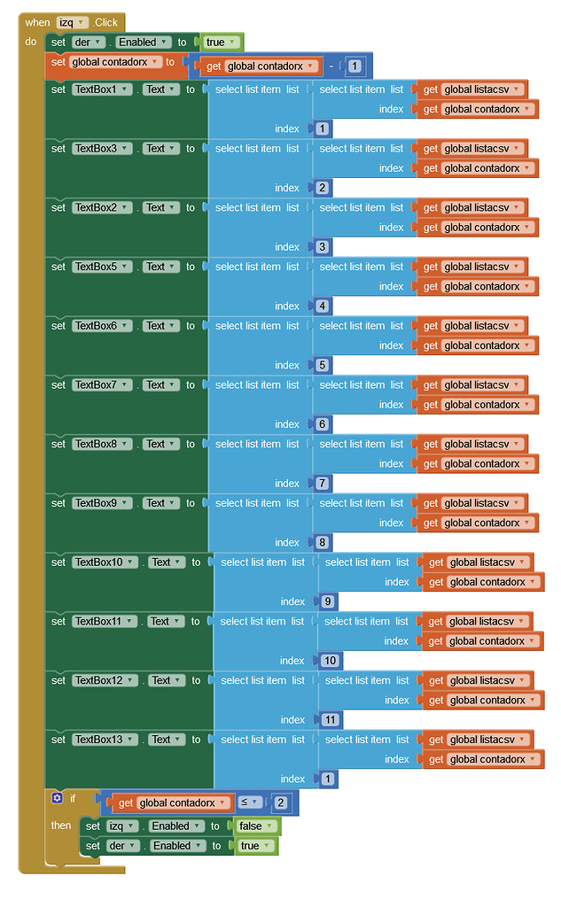 How can reduce the blocks using control blocks or conditionals and every block? - MIT App ...