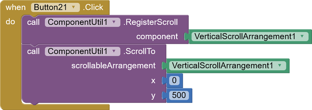 Scroll a TableArrangement to bottom - MIT App Inventor Help - MIT App ...