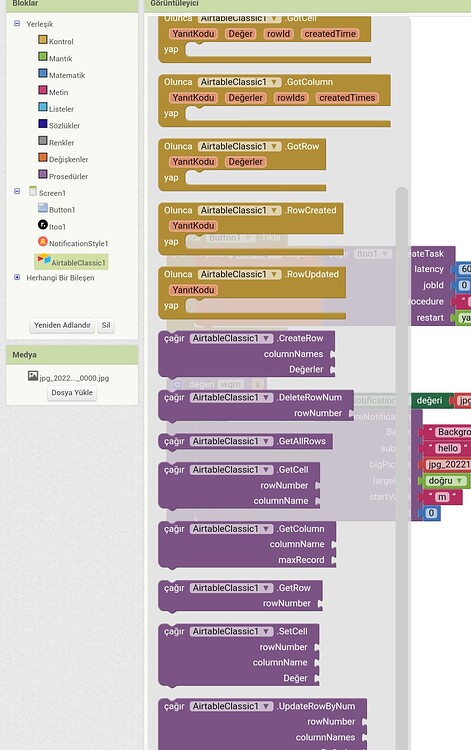 How do I use MIT app inventor's background task extension which helps the app to run in ...