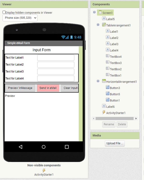 Problem with contact form - MIT App Inventor Help - MIT App Inventor Community