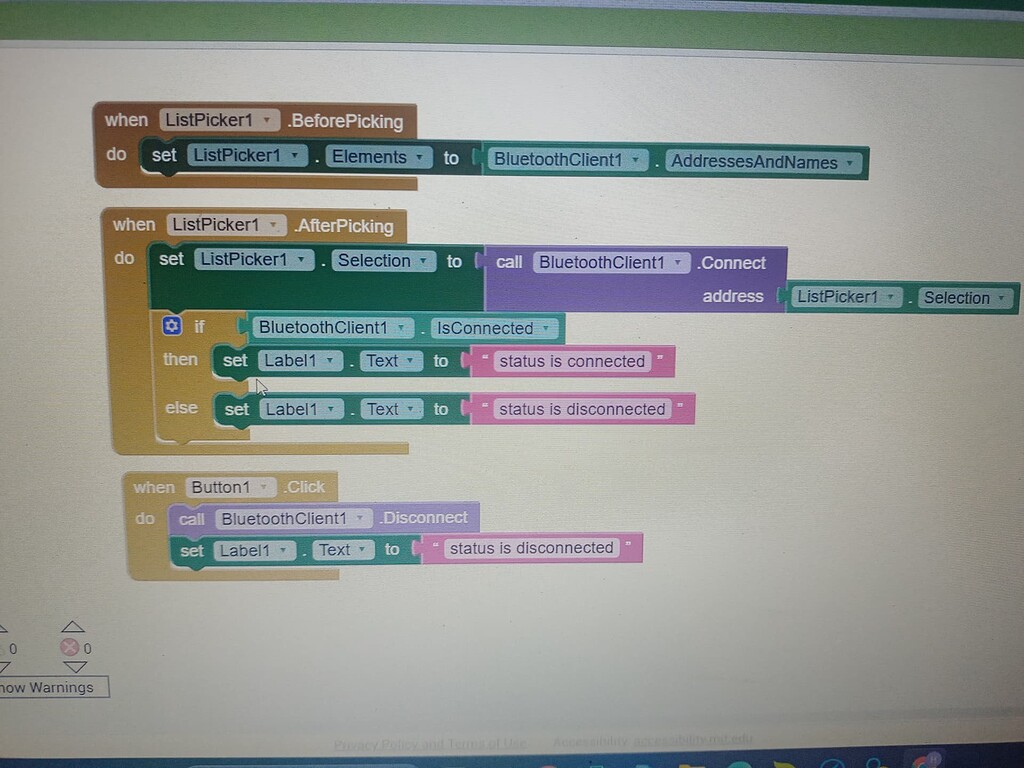 Connect esp 32 and android by bluetooth - MIT App Inventor Help - MIT App Inventor Community