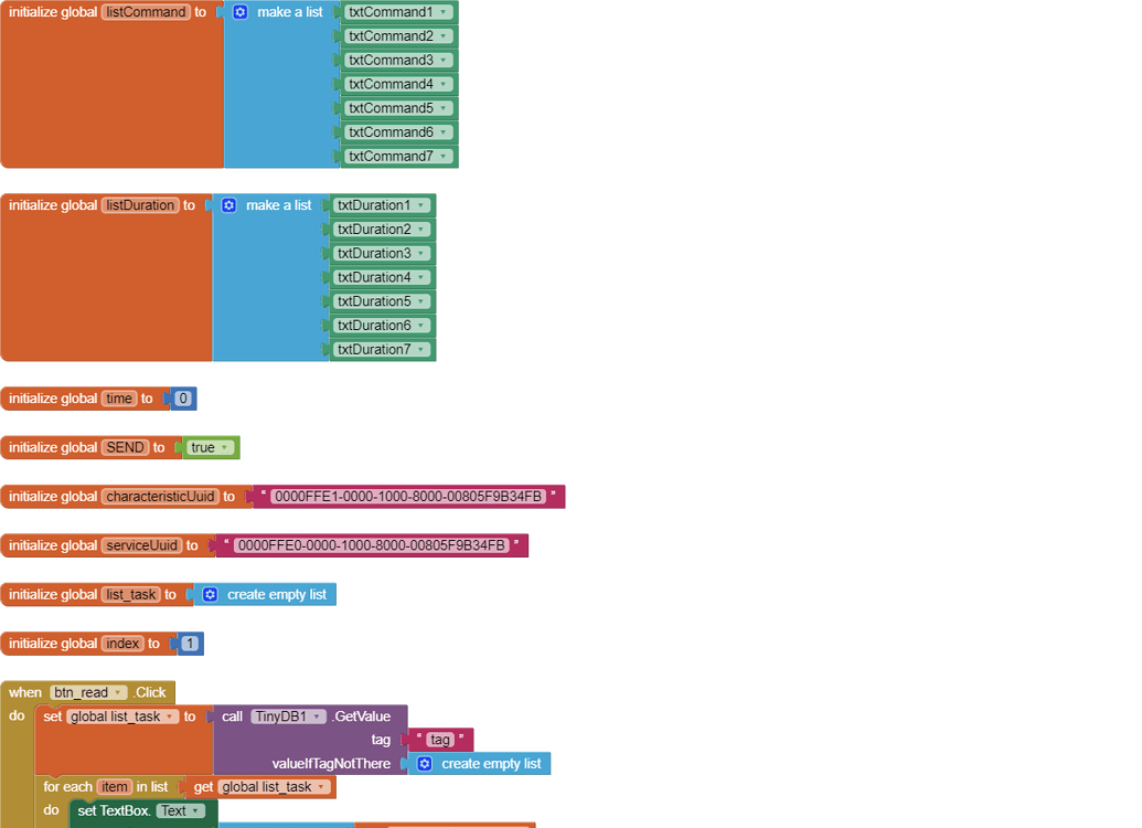 File Component Issue Using Bluetooth Tinydb To Control A Plant Watering System Mit App