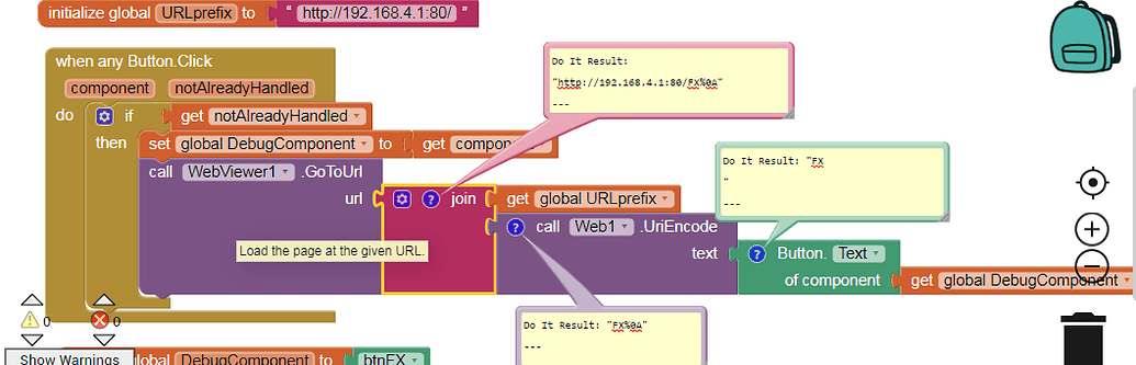 Help with sending command to esp8266-01 module - MIT App Inventor Help - MIT App Inventor Community
