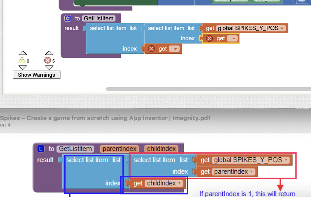 Oh My Spikes tutorial - MIT App Inventor Help - MIT App Inventor Community