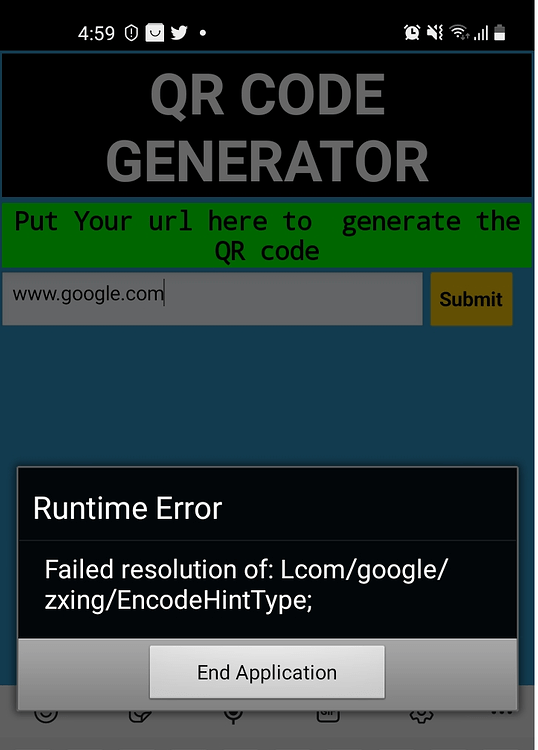 Qr code generator - App Showcase - MIT App Inventor Community