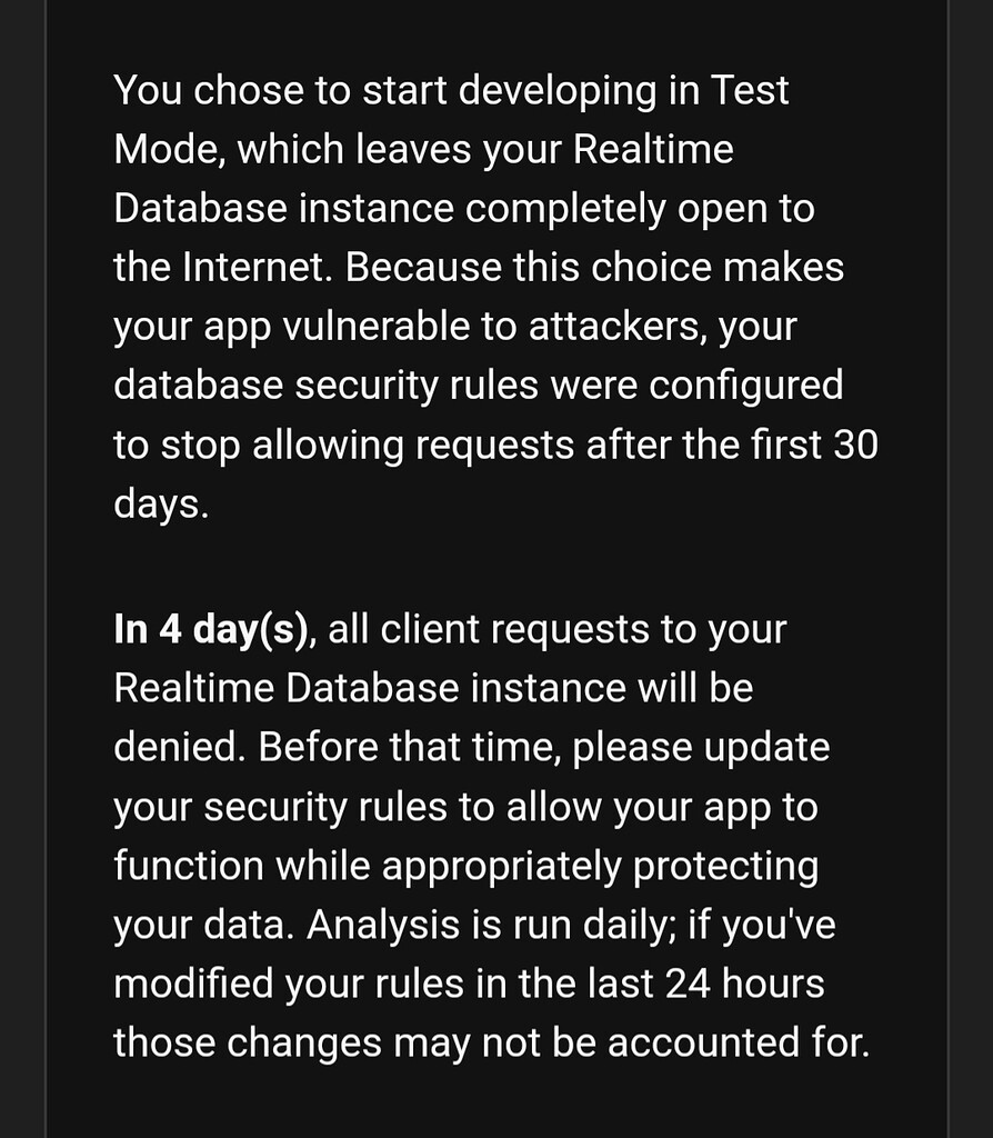 Prevent Firebase Console From Expiry Mit App Inventor Help Mit App Inventor Community