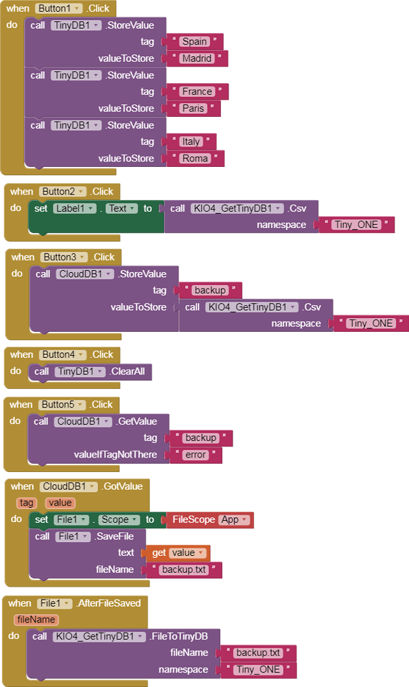 Extension Get All Tinydb Save Tinydb Content To Clouddb Extensions Mit App Inventor Community