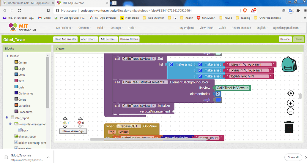 Doesnt Build Apk Mit App Inventor Help Mit App Inventor Community