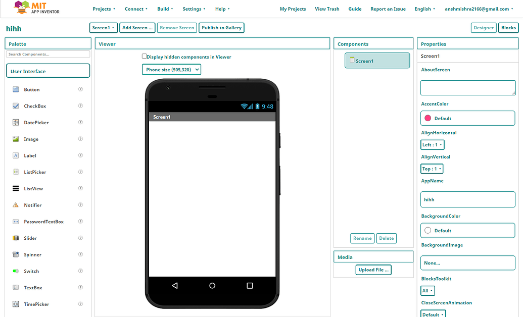 Redesigned Ui of Appinventor [To be Open Sourced] - Open Source Development - MIT App Inventor ...