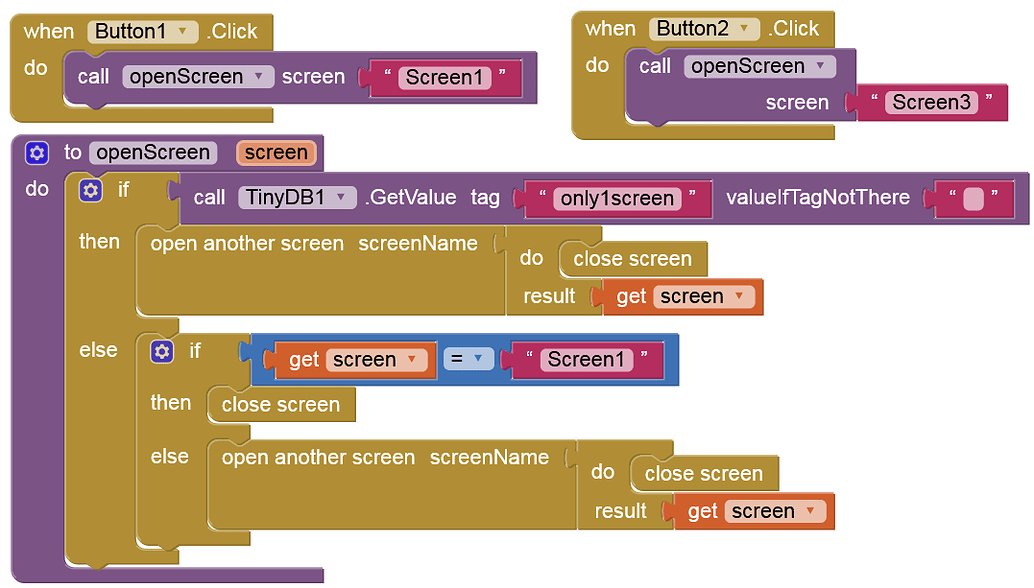 Switch Screens Correctly 2 Methods Tutorials And Guides Mit App Inventor Community