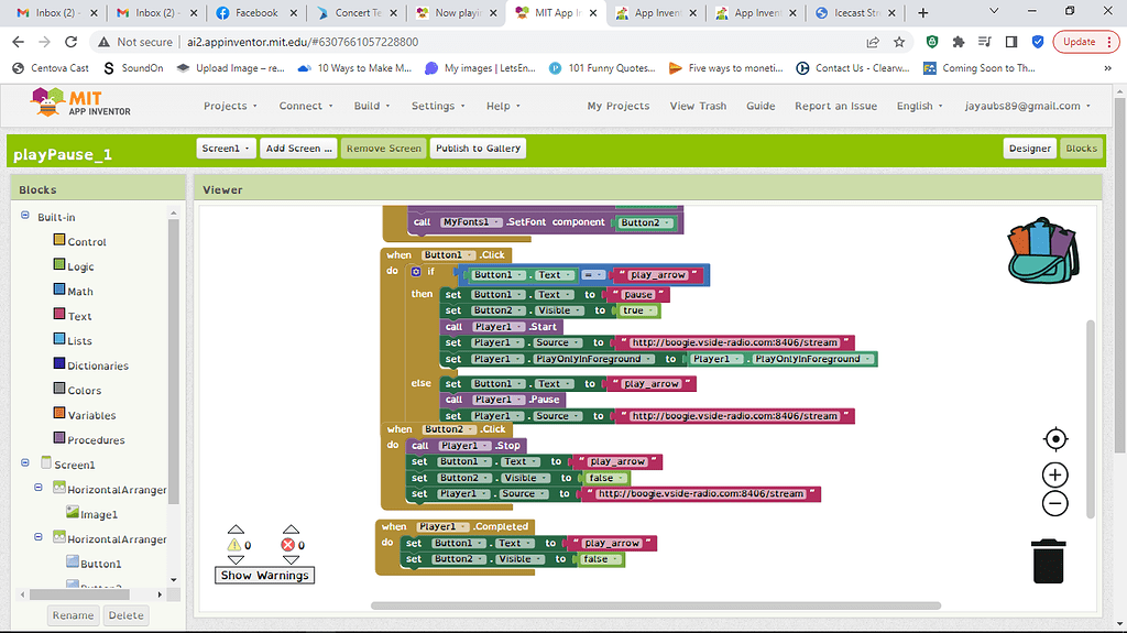 What am i doing wrong - MIT App Inventor Help - MIT App Inventor Community