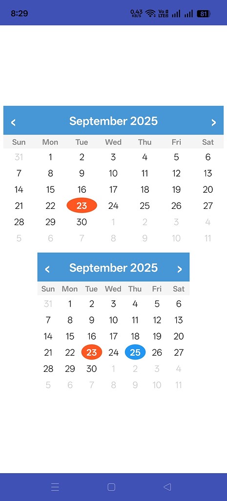 CalendarView : Calendar with notes - Extensions - MIT App Inventor ...
