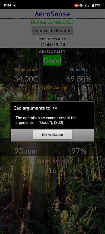 Multiple Sensor Data Via Bluetooth On App Errors Mit App Inventor