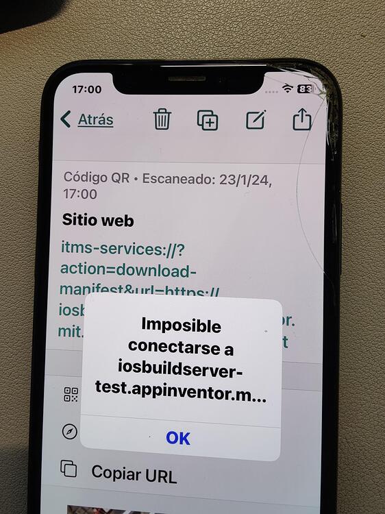Connect Error when Instala IPA files - App Inventor for iOS - MIT App Inventor Community