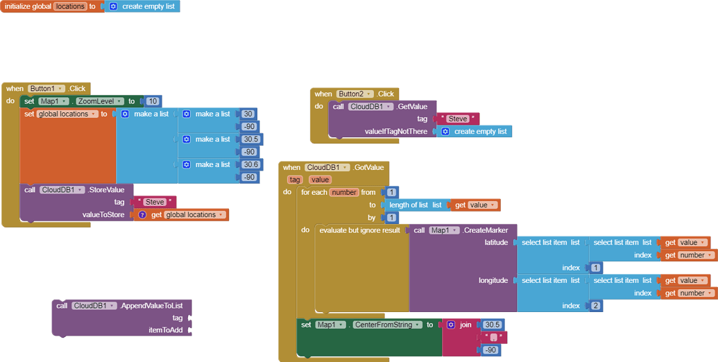 Save all map markers after a user registers - MIT App Inventor Help - MIT App Inventor Community