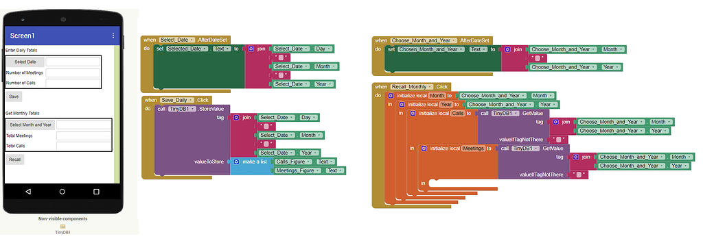 Creating an App to Record and Display Monthly Totals - MIT App Inventor ...