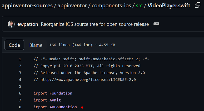 Player component for iOS - bugs - App Inventor for iOS - MIT App Inventor Community