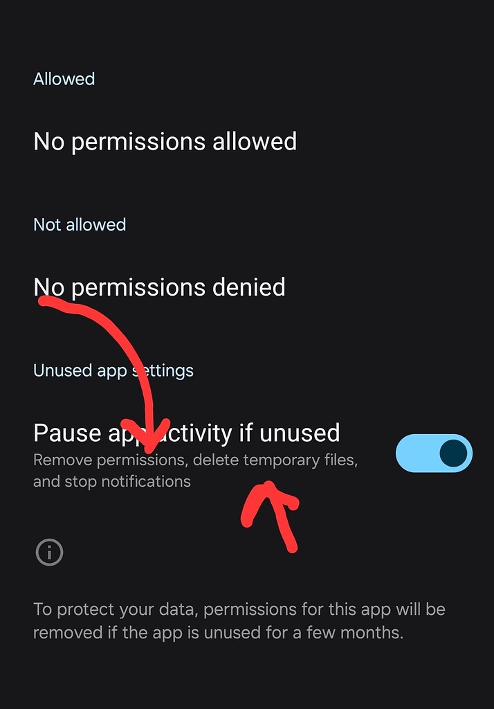Override "Pause app activity if unused"? - MIT App Inventor Help - MIT App Inventor Community