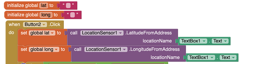 What should I enter in the textbox (Geocoding is the process of converting addresses (like a ...