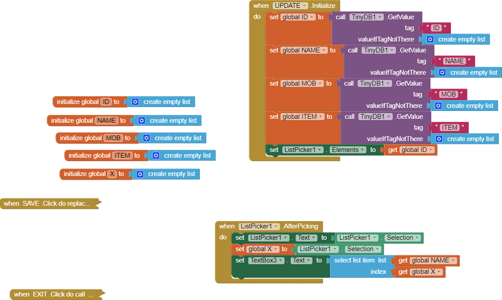 List View not working for Tinydb : - MIT App Inventor Help - MIT App ...