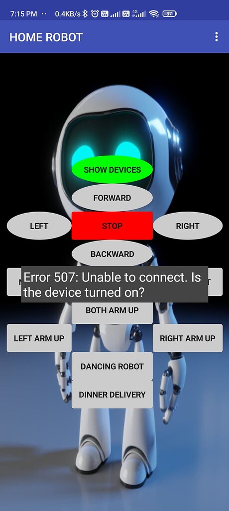507 error unable to connect - MIT App Inventor Help - MIT App Inventor Community