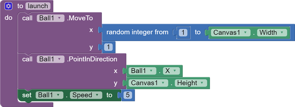 Make a ball or sprite fall from random locations at the top of the ...