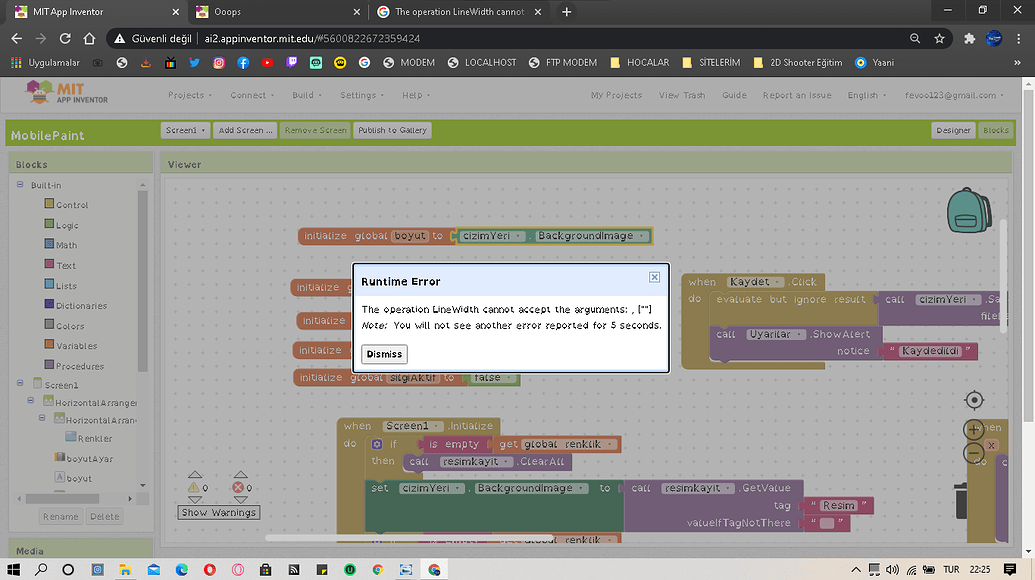 The Operation Line Width Cannot Accept The Arguments [ ] Mit App Inventor Help Mit App