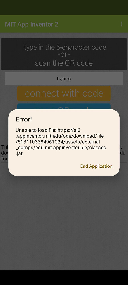 Companion keeps failing - using BLE Extension - Bugs and Other Issues - MIT App Inventor Community