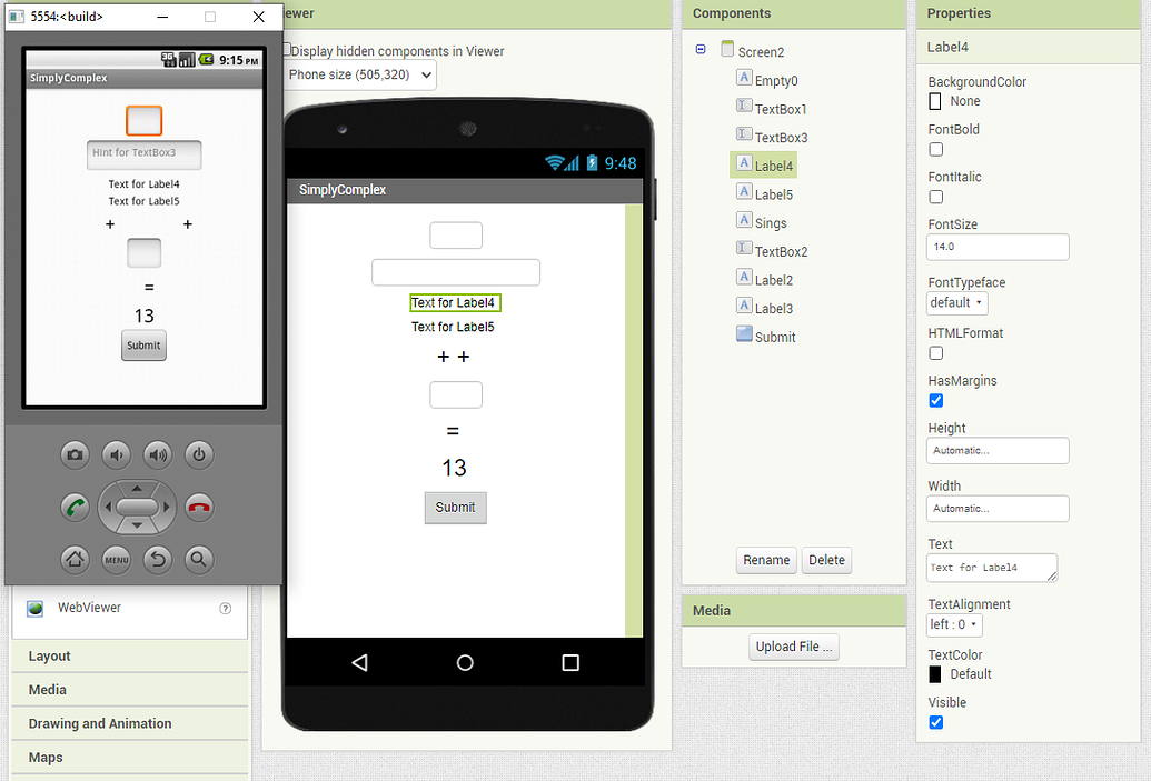 How Do I Make 2 Textboxes Appear Side By Side Mit App Inventor Help Mit App Inventor Community