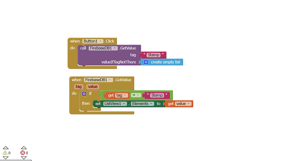 Retrieve Data From Firebase And Display In Listpicker Mit App Inventor Help Mit App Inventor