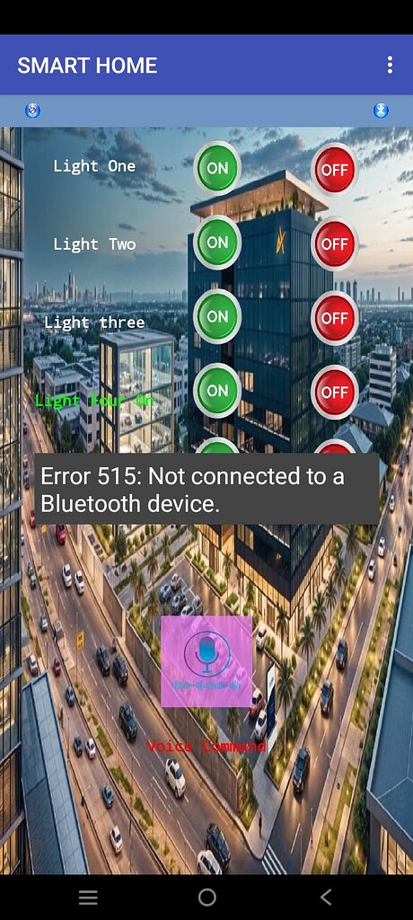 Error 515: Not connected to a Bluetooth device - Bugs and Other Issues - MIT App Inventor Community