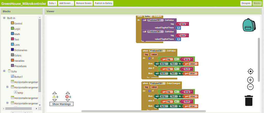 Real time database can't appear on my smart phone - MIT App Inventor ...