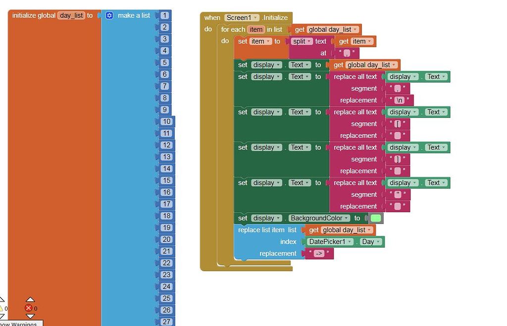 Specify different color for the current day only in day list items ...